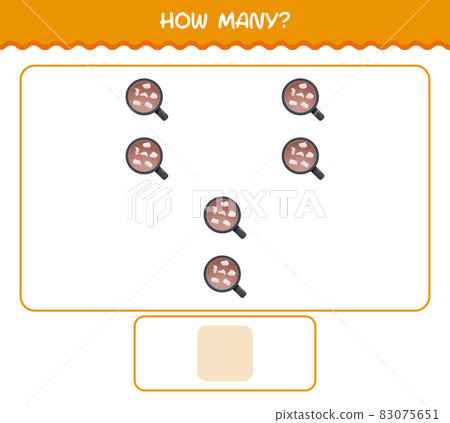 How many cartoon hot chocolate. Counting game.... - Stock Illustration ...