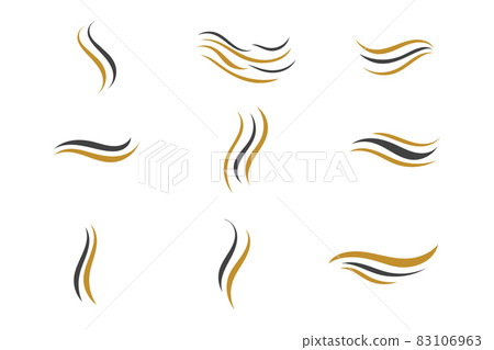 Hair wave icon vector illustration - Stock Illustration [83106963] - PIXTA