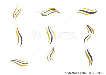 Hair wave icon vector illustration - Stock Illustration [83106970] - PIXTA