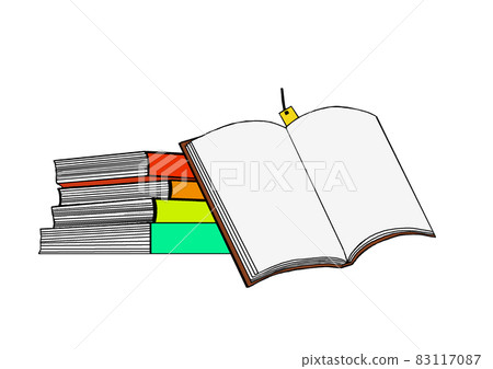 A bunch of books - Stock Illustration [83117087] - PIXTA