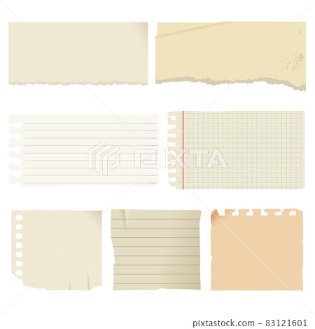 Antique style paper material set - Stock Illustration [83121601] - PIXTA