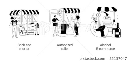 Retail business abstract concept vector... - Stock Illustration ...