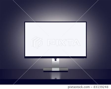 Blank monitor with backlight - Stock Illustration [83139248] - PIXTA