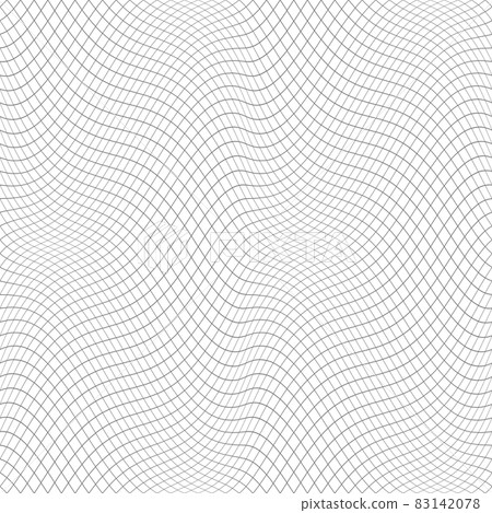 Seamless mesh netting pattern with wavy... - Stock Illustration ...