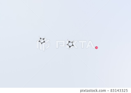 Ferrocene molecule, isolated molecular model....-插圖素材 [83143325] - PIXTA圖庫