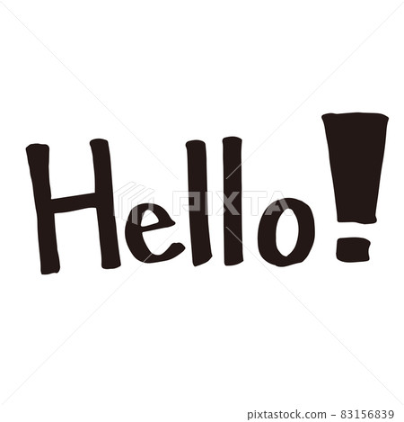 Hello, character, characters - Stock Illustration [83156839] - PIXTA