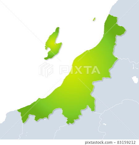 Niigata Prefecture Map - Stock Illustration [83159212] - PIXTA