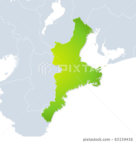 Mie Prefecture Map - Stock Illustration [83159438] - PIXTA