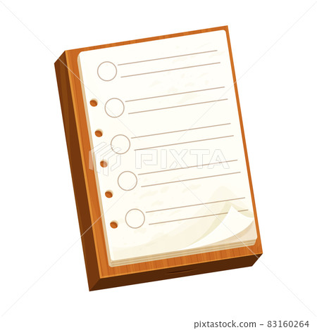 Checklist on a wooden board note paper, to do... - Stock Illustration ...