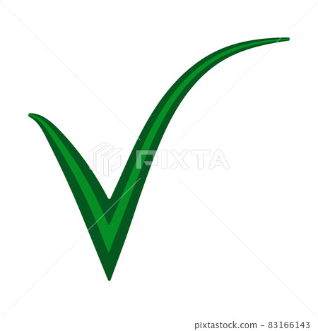 Double green check mark approval confirmation... - Stock Illustration [83166143] - PIXTA