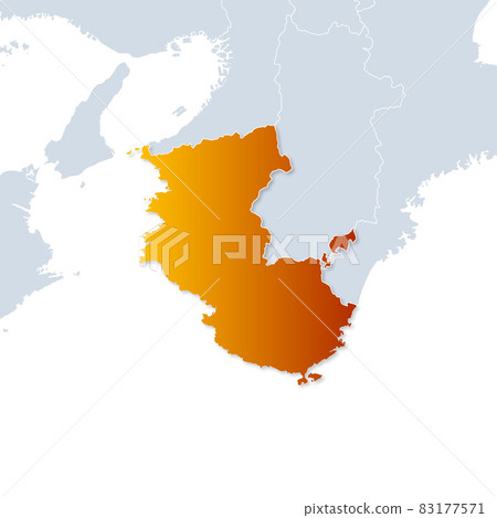 Wakayama Prefecture Map - Stock Illustration [83177571] - PIXTA