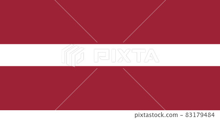National flag of Latvia original size and... - Stock Illustration ...