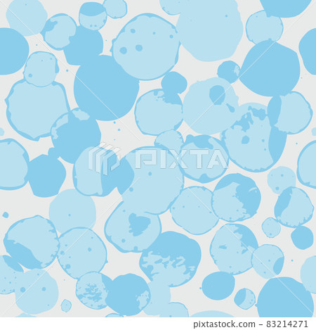Blue Watercolor Spots Seamless Pattern Repeated... - Stock Illustration ...
