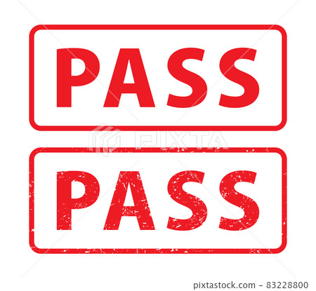 PASS: Business stamp (faint letters) - Stock Illustration [83228800 ...