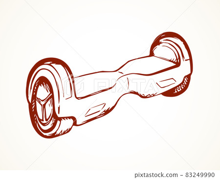 Hoverboard. Vector drawing - Stock Illustration [83249990] - PIXTA