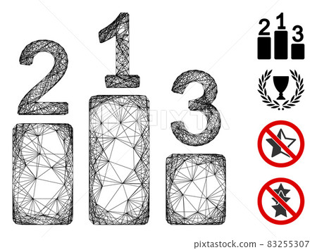 Network Competition Levels Vector Mesh - Stock Illustration [83255307 ...