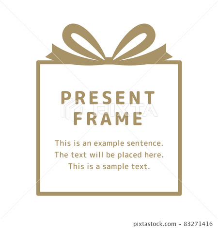 Gifts, gifts, frame illustrations of gift boxes... - Stock Illustration ...