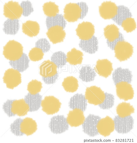Hand-painted polka dot background material with... - Stock Illustration ...