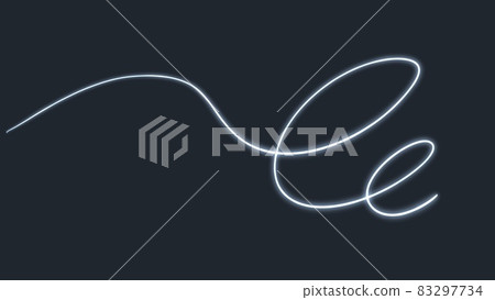 Shining line round and round - Stock Illustration [83297734] - PIXTA