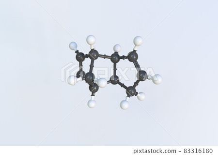 Dicyclopentadiene molecule made with balls,... - Stock Illustration ...