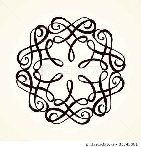 Vignette. Vector drawing - Stock Illustration [83345061] - PIXTA
