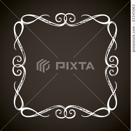 Vignette. Vector drawing - Stock Illustration [83345063] - PIXTA