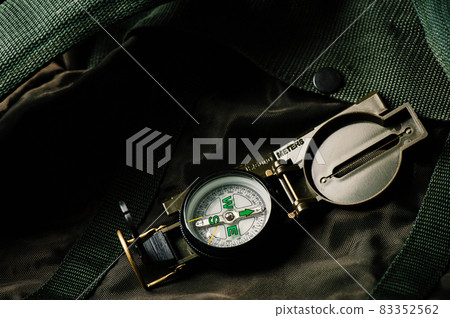 green military compass - Stock Photo [83352562] - PIXTA