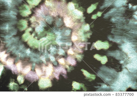 Psychedelic Tie Dye. Hippie Circle Pattern. - Stock Illustration ...