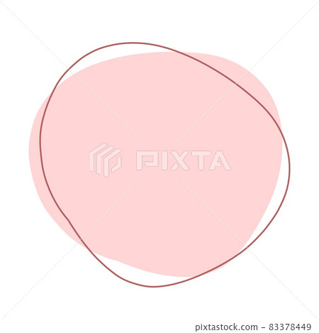 Pink simple frame frame illustration material - Stock Illustration ...