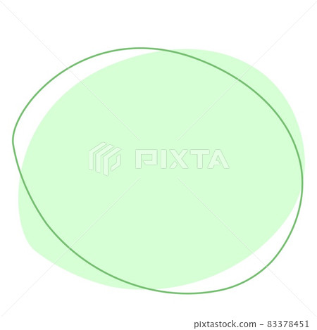 Green simple frame frame illustration material - Stock Illustration ...