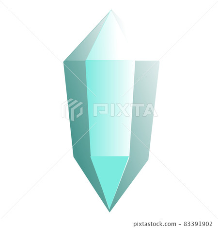 Crystal (light blue) - Stock Illustration [83391902] - PIXTA