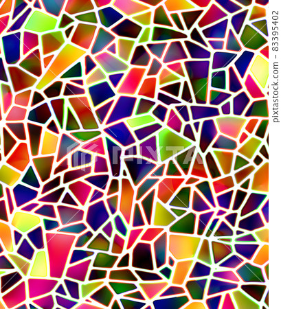 Stained glass color pattern - Stock Illustration [83395402] - PIXTA