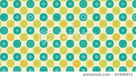 Green vitamin color dot background image - Stock Illustration [83406853 ...