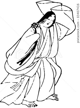 Muromachi craftsman: Kannagi - Stock Illustration [83407416] - PIXTA