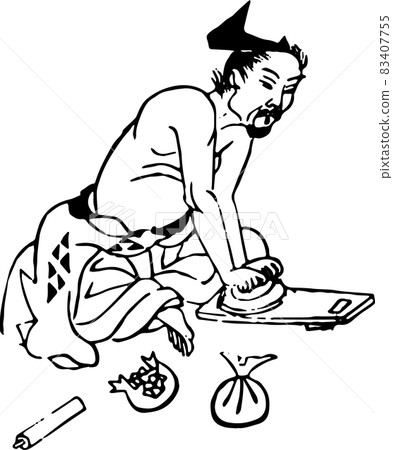 Muromachi craftsman: Kagami Togi - Stock Illustration [83407755] - PIXTA