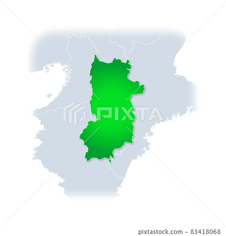Nara Prefecture Map - Stock Illustration [83418068] - PIXTA