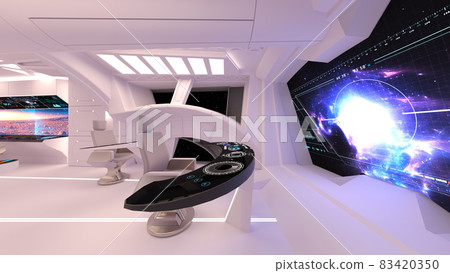 Scenery inside the spacecraft - Stock Illustration [83420350] - PIXTA