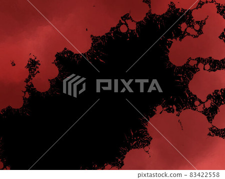 Red liquid stain black background - Stock Illustration [83422558] - PIXTA