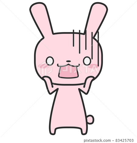 Rabbit in shock - Stock Illustration [83425703] - PIXTA