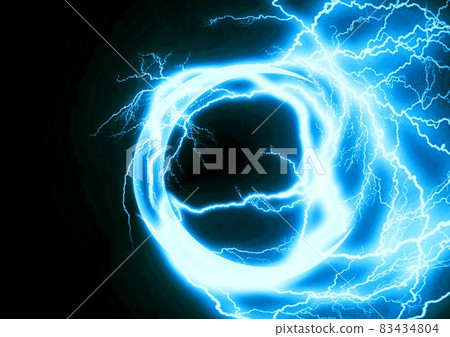 Abstract background with swirling blue lightning - Stock Illustration ...