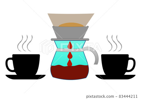 Drip coffee - Stock Illustration [83444211] - PIXTA