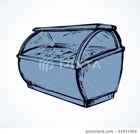 Freezer to store. Vector drawing - Stock Illustration [83453369] - PIXTA