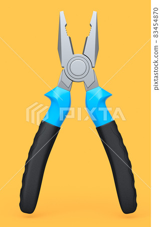 Yellow hand tool pliers for repair and... - Stock Illustration ...
