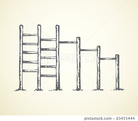 Horizontal bar. Vector drawing - Stock Illustration [83455444] - PIXTA