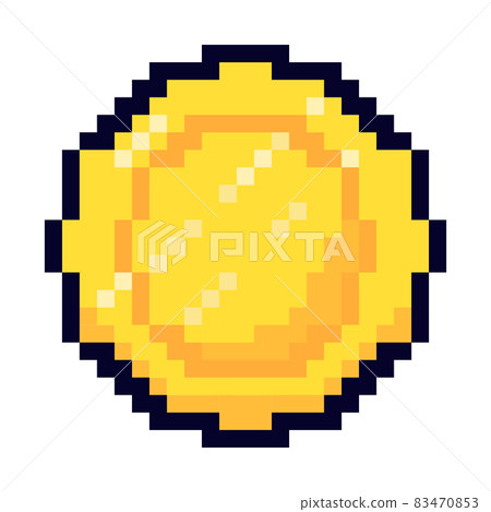 Pixel game element. Game pixel art magic items,... - Stock Illustration ...