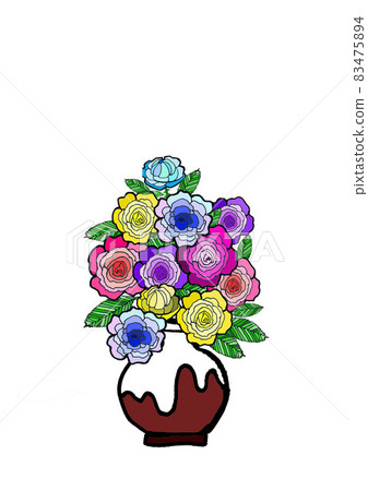 Christmas rose 2 - Stock Illustration [83475894] - PIXTA