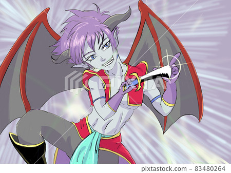 Cheerful devil - Stock Illustration [83480264] - PIXTA