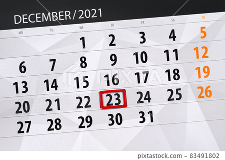 Calendar planner for the month december 2021,... - Stock Illustration ...