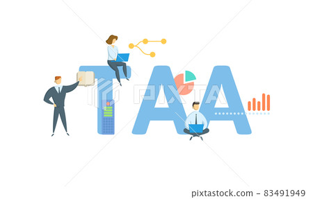 TAA, Trade Adjustment Assistance. Concept with... - Stock Illustration ...