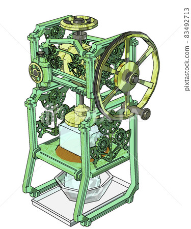 Shaker ice machine - Stock Illustration [83492713] - PIXTA